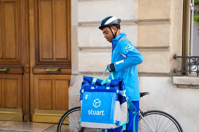 Plateforme de livraison par coursier